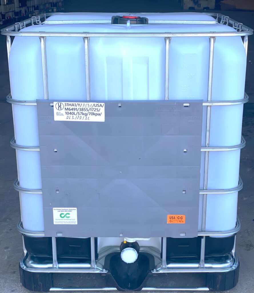 Reconditioned and Rebottled IBCs - Centurion Container LLC