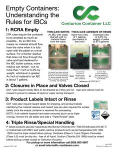 Empty Container Definition - Centurion Container LLC